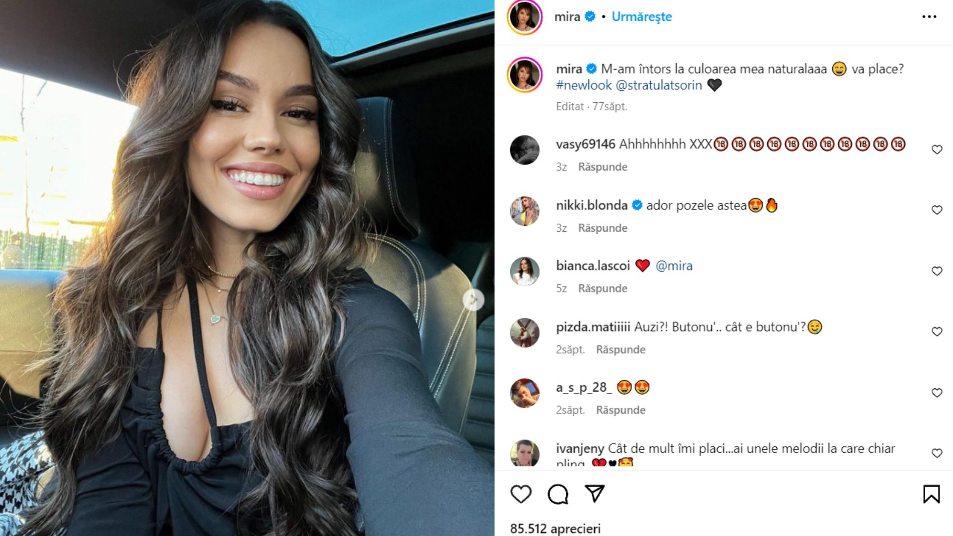 Mira și culorile ei naturale: Un look care ne face să tremurăm de emoție!